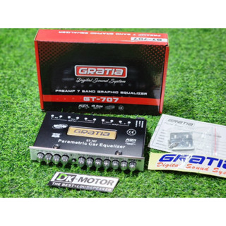 ปรี7แบรน GT-707 GRATIA ของแท้ ปรี 7แบน แยกซับอิสละ ปรีรถยนต์ เครื่องเสียงรถยนต์ PREAMP 7 BAND ป ...
