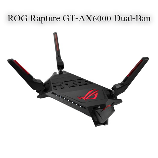 ASUS ROG Rapture GT-AX6000 Dual-Band WiFi 6 network Gaming Router ...
