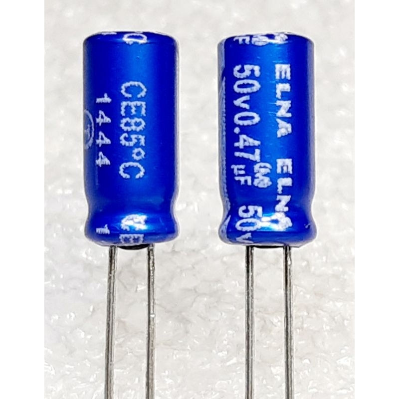Elna 0.47uf 50v (ราคา10ตัว) capacitor ตัวเก็บประจุ คาปาซิเตอร์ | Shopee Thailand