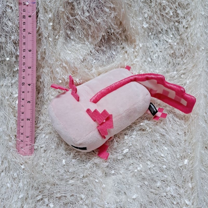 ตุ๊กตาซาลาแมนเดอร์มายคราฟ Salamander minecraft มือสอง | Shopee Thailand
