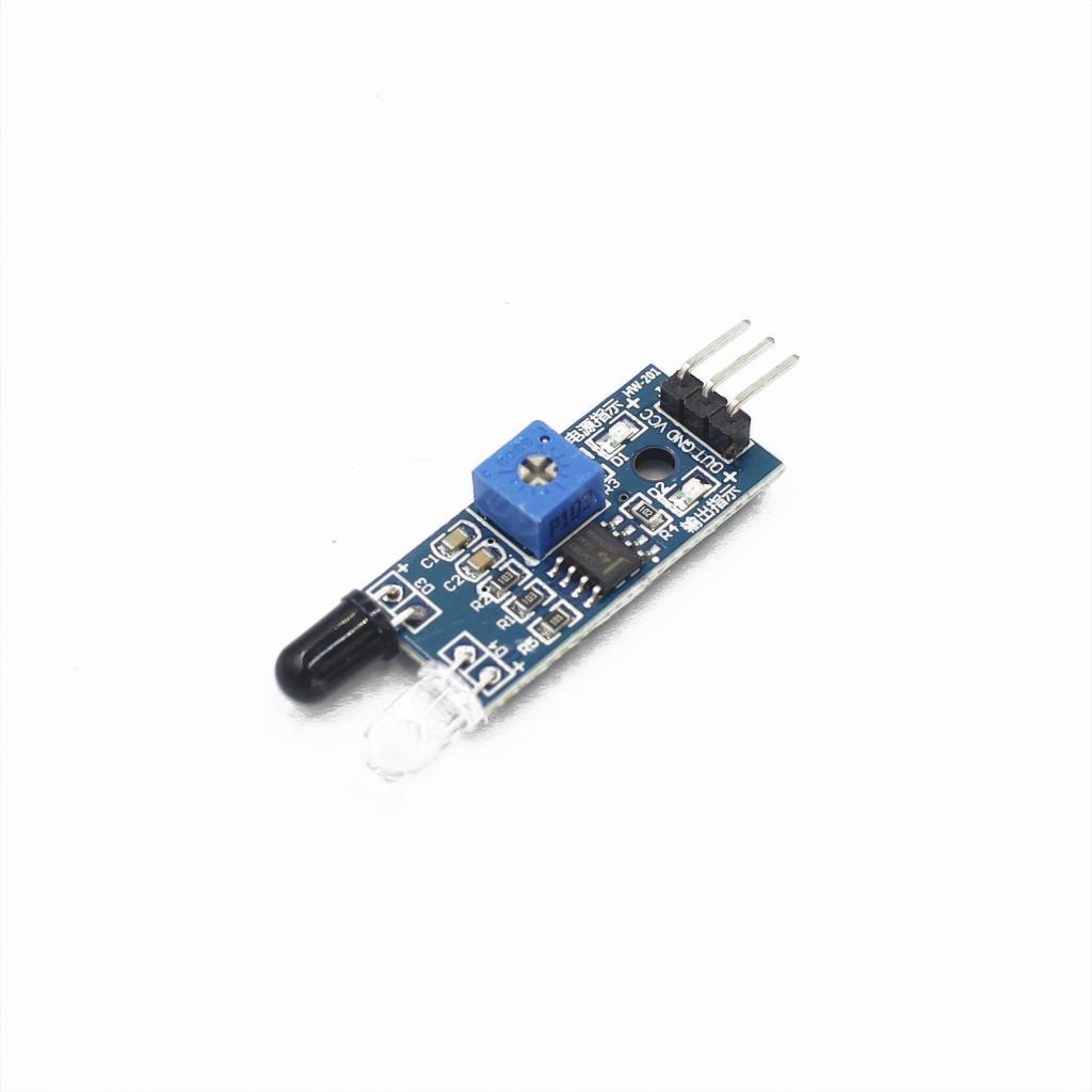 HW-201 TCRT5000 IR Sensor แบบตรง เซนเซอร์อินฟราเรดใช้ตรวจจับเส้น ขาว-ดำ ...