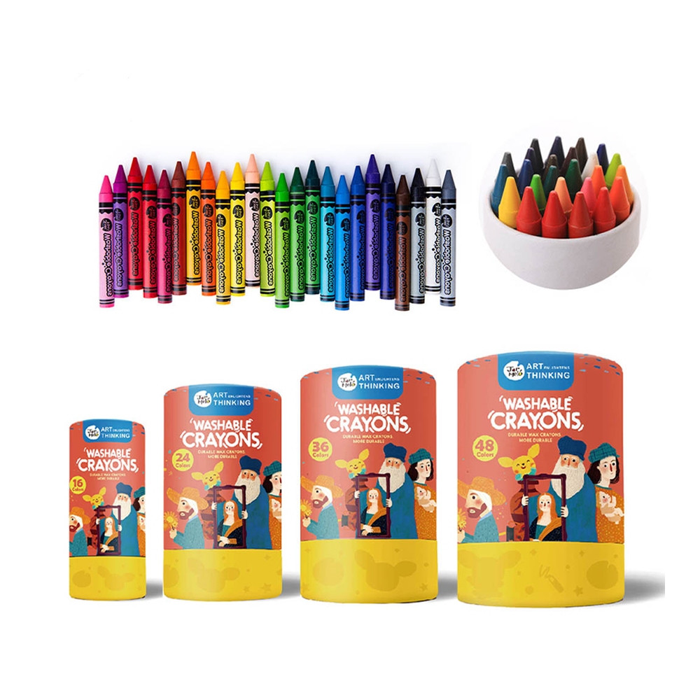 Jarmelo (Joan Miro) Washable Crayons ของเล่น สีเทียนสำหรับเด็ก ปลอดสาร ...