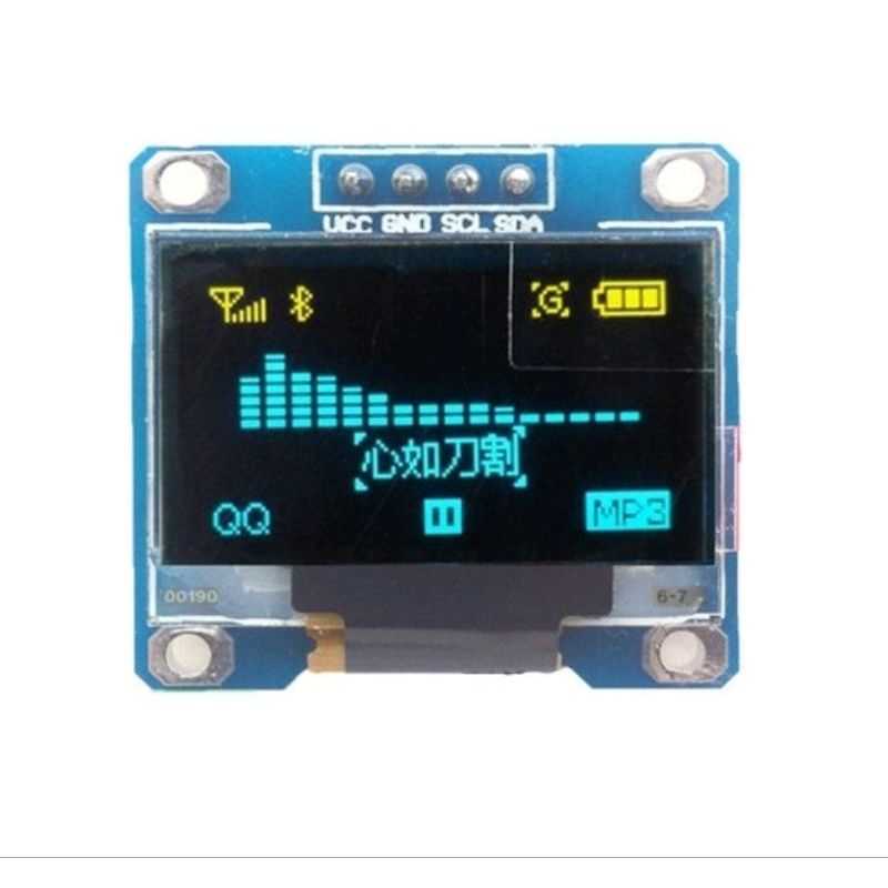 จอแสดงผล i2c สำหรับ Arduino ขนาด 0.96 นิ้ว จอแสดงผล LCD LED ขนาดเล็ก ...