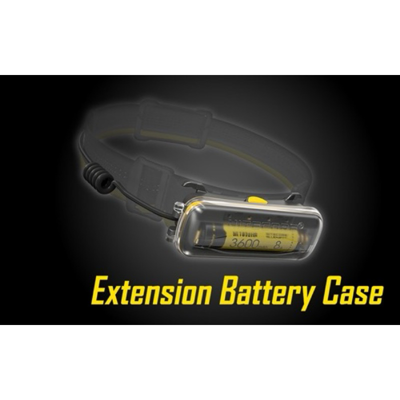 Nitecore Extension Battery Case for NU40, NU43, and NU50 Headlamps ...