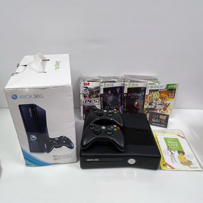 XBOX 360 Slim S Copy Disc 90% 4GB BLACK (USA) แปลงเล่นแผ่นก๊อปปี้ครบชุด ...
