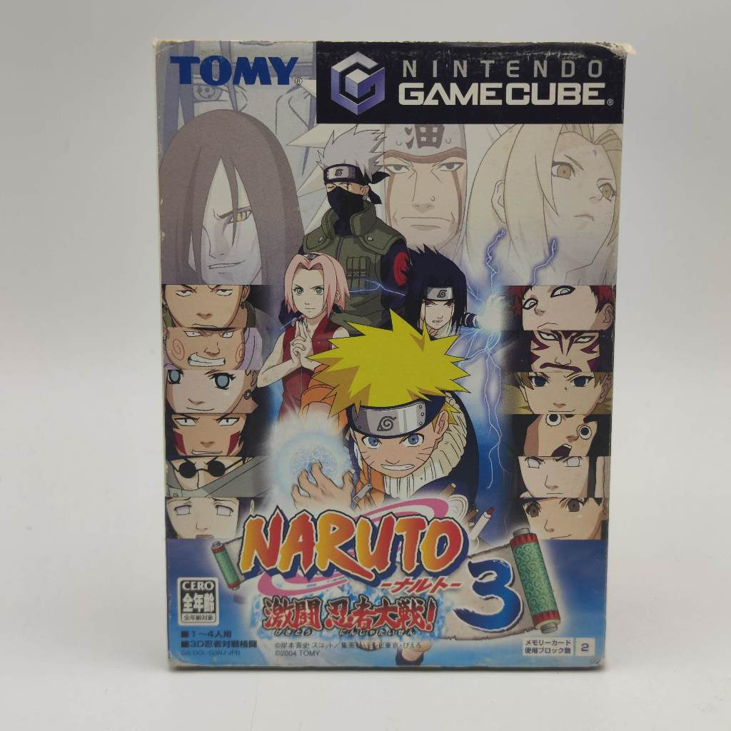 Naruto: Gekitou Ninja Taisen! 3 แผ่นสภาพดี Nintendo Game Cube [GC] | Shopee Thailand