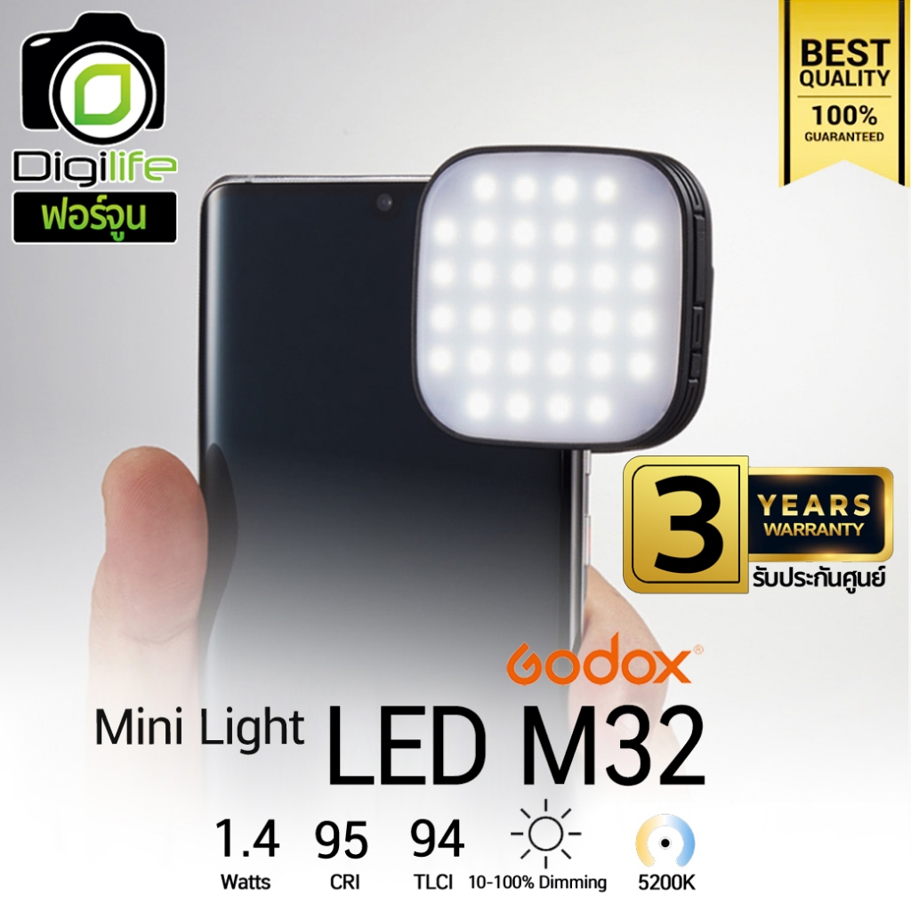Godox LED M32 Mini Light ไฟขนาดเล็ก ติดโทรศัพท์มือถือ - รับประกันศูนย์ ...