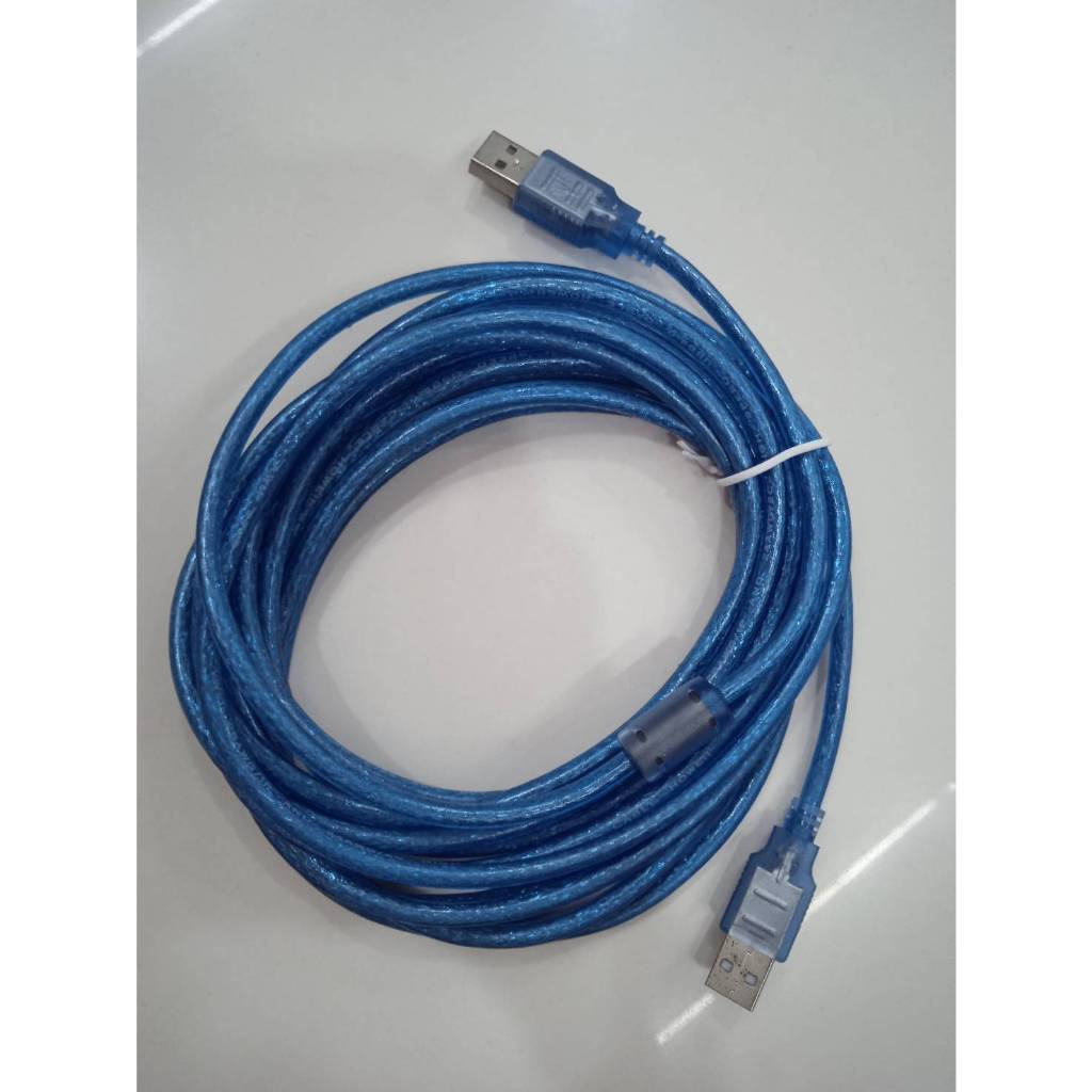 Cable USB M/Mสายเคเบิ้ลยูเอสบี ผู้ๆ ความยาว 5 เมตร สายหนาสัญญานดี | Shopee Thailand