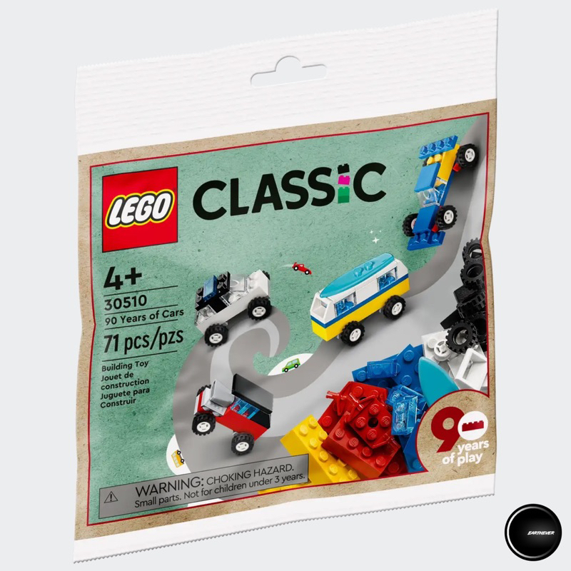 LEGO Classic 30510 90 Years of Cars Iconic Cars Toy ( 71 Piece ) ของแท้ ...