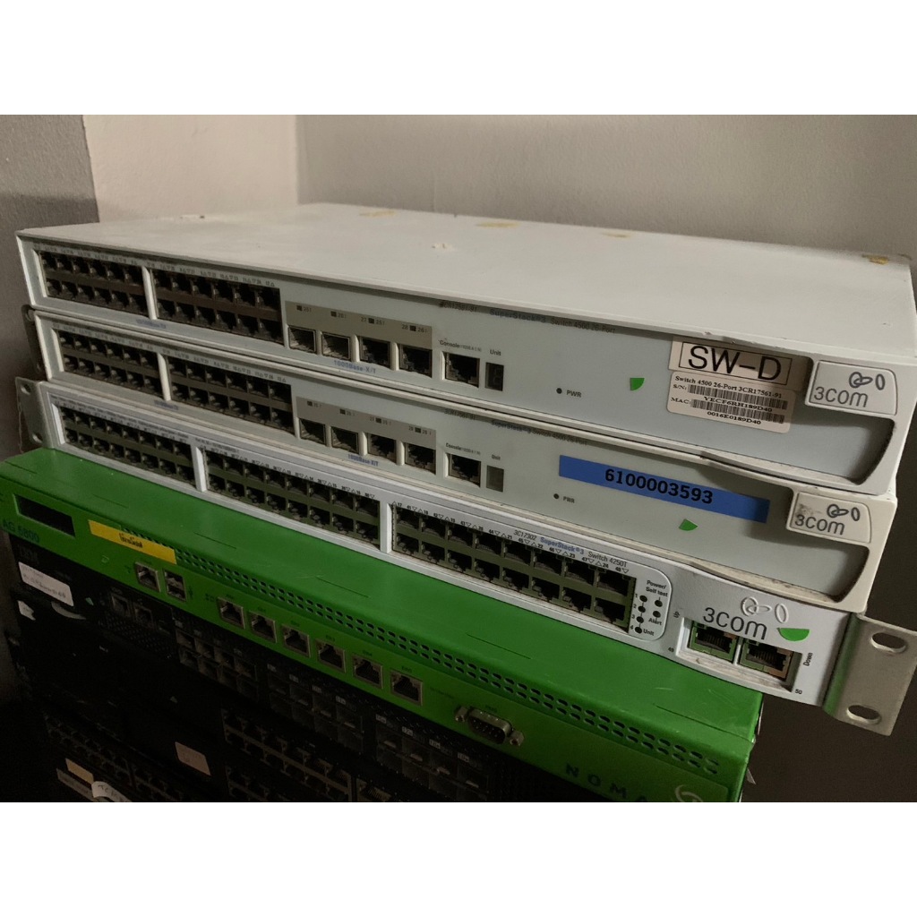 สวิตซ์ 3Com Switch 4500 26-Port (3CR17561-91) Fast Ethernet (100-Mbit/s ...