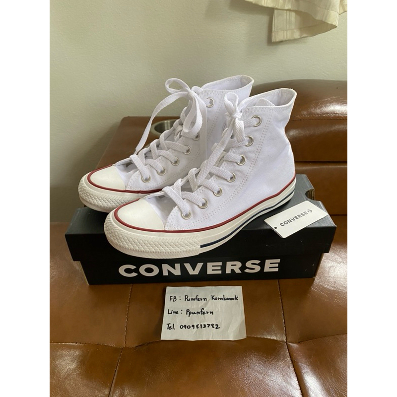 converse All star hi white | Shopee Thailand