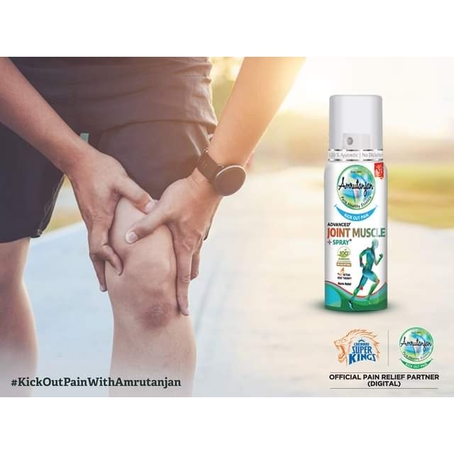 สเปรย์ระงับอาการ ปวดข้อ และ ปวดกล้ามเนื้อ Amrutanjan Joint-Muscle Spray ...