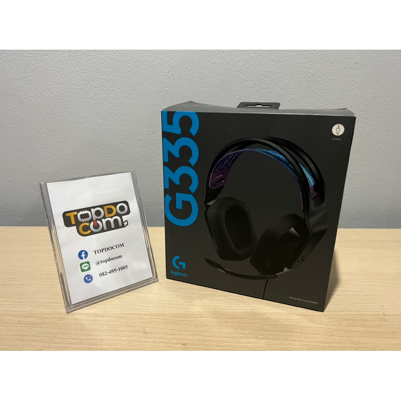 Logitech GAMING HEADSET G335 LIGHTSPEED WIRELESS สี Black และ White ...