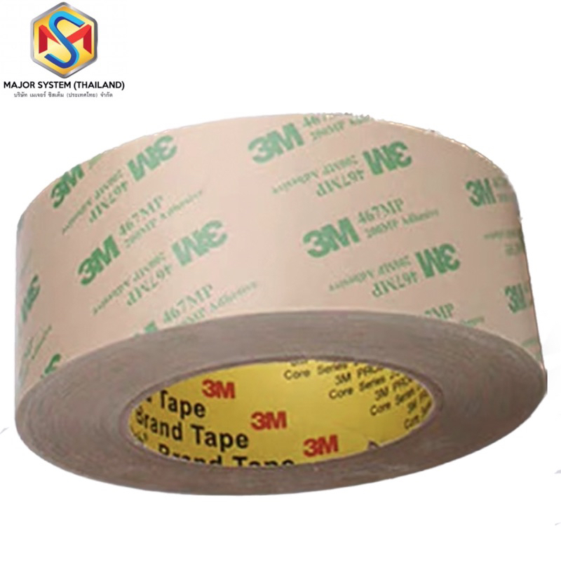 3M 468MP, 467MP Adhesive Transfer Tape เทปเยื่อกาวสองหน้า เทปกาวสองหน้า ...