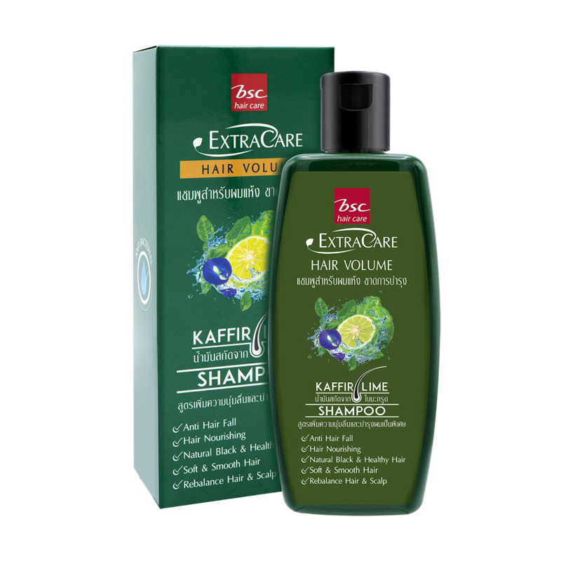 BSC EXTRA CARE HAIR FALL Volume SHAMPOO สกัดจากมะกรูดและขิง | Shopee ...