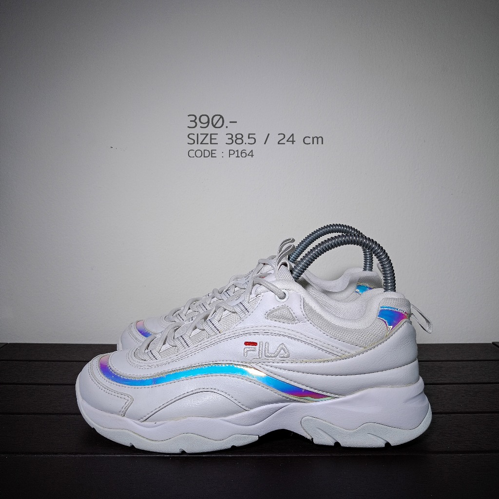 FILA 38.5 / 24 cm มือสองของแท้ (P164) | Shopee Thailand