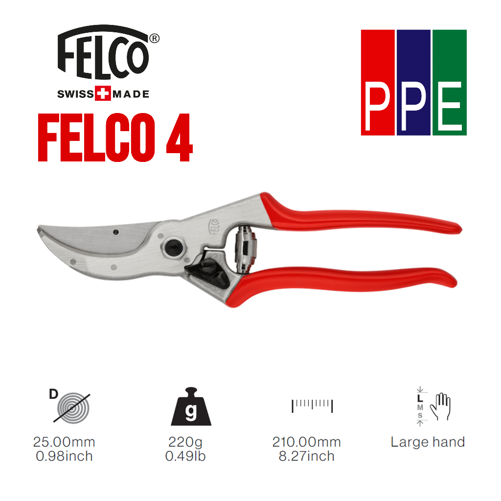FELCO 4 [FELCO] กรรไกรตัดแต่งกิ่ง กรรไกรงานสวน รุ่นสแตนดาร์ด | Shopee ...