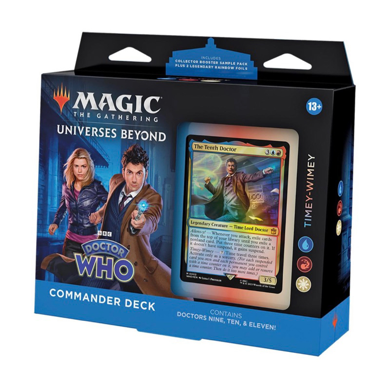 MTG Universes Beyond: Doctor Who Commander Decks - Timey-Wimey | Shopee ...