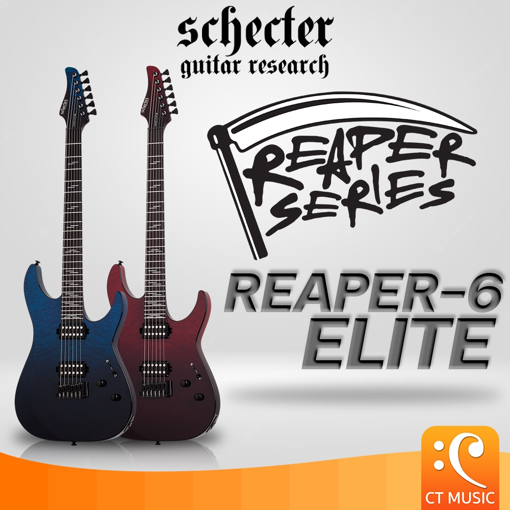 Schecter Reaper-6 Elite กีตาร์ไฟฟ้า Reaper6 Reaper 6 | Shopee Thailand