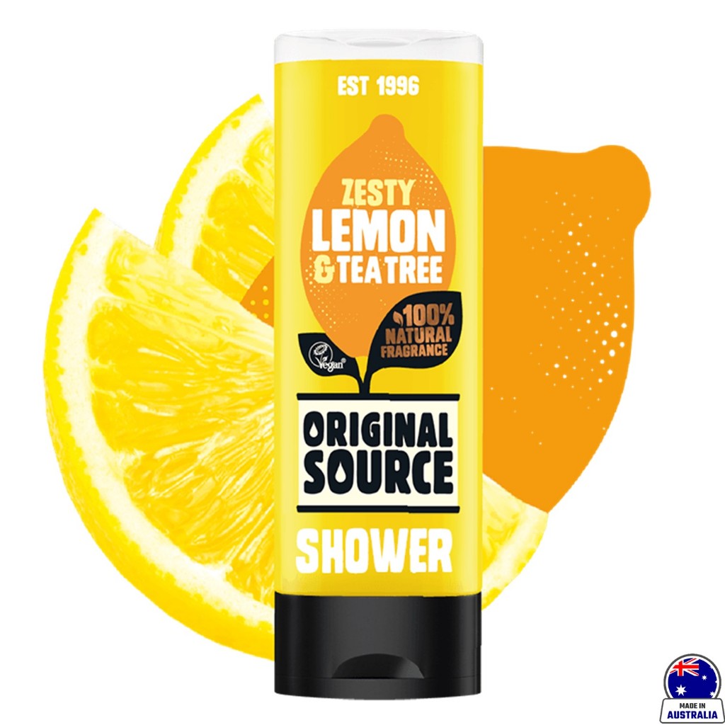 ORIGINAL SOURCE LEMON&TEA TREE SHOWER GEL 250ML เจลอาบน้ำสูตรพิเศษช่วย ...