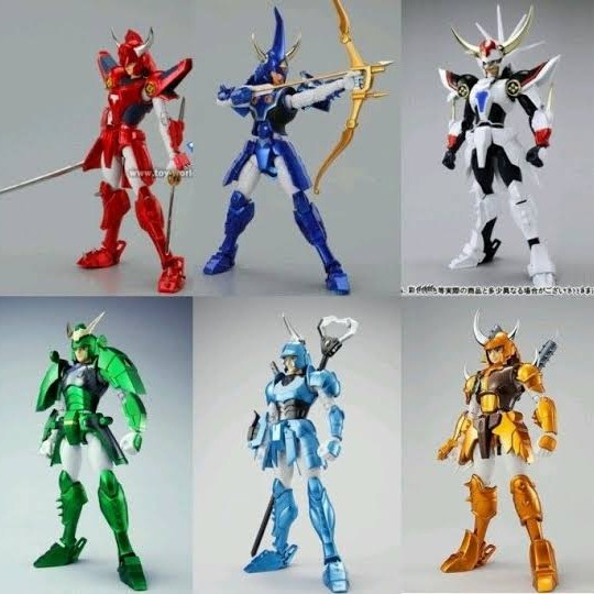 Bandai Ronin Warriors Armor Plus Samurai Troopers Set of 6 Action ...