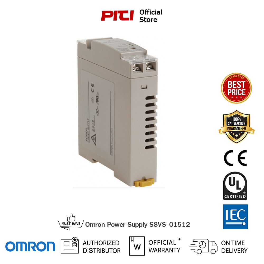 Omron S8VS-01512 Power Supply กำลังวัตต์ 15W แรงดันเอาท์พุต 12V กระแส ...