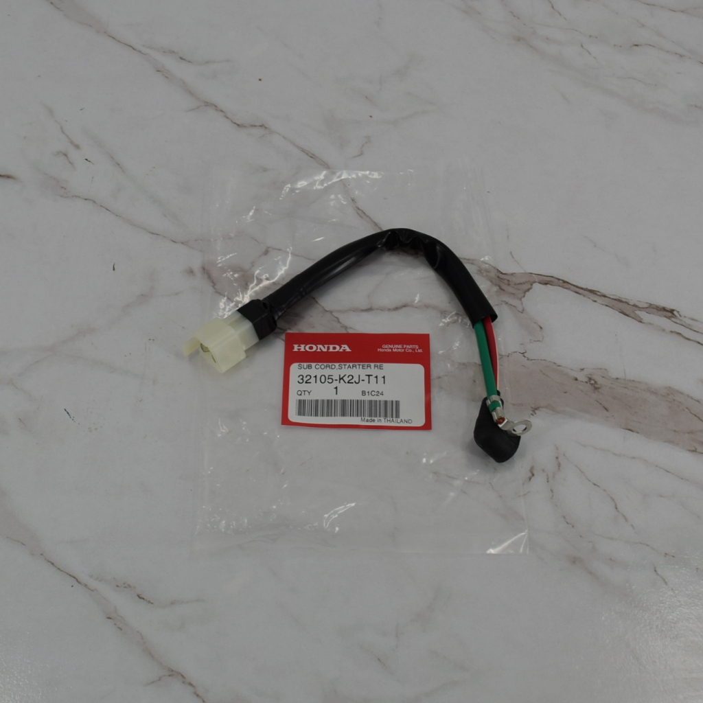 สายไฟมอเตอร์สตาร์ท w-125i (2023) แท้ศูนย์ฮอนด้า ราคา/1ชิ้น 32105-K2J ...