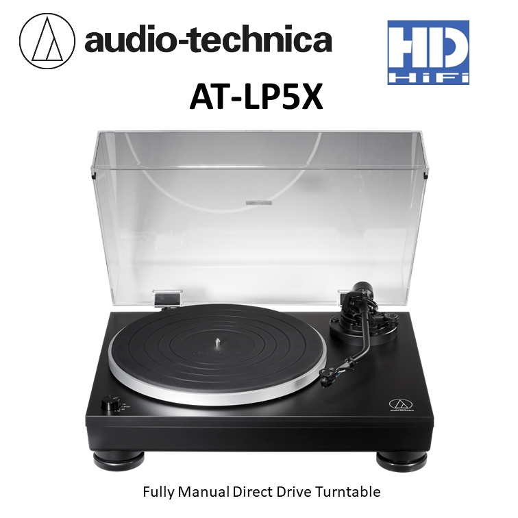 Audio-Technica AT-LP5X Fully Manual Direct Drive Turntable | Shopee ...