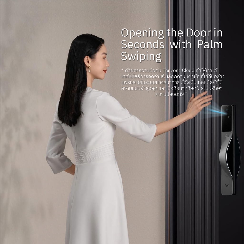 Lockin Digital Door Lock V5 Max (Right Side) | Shopee Thailand