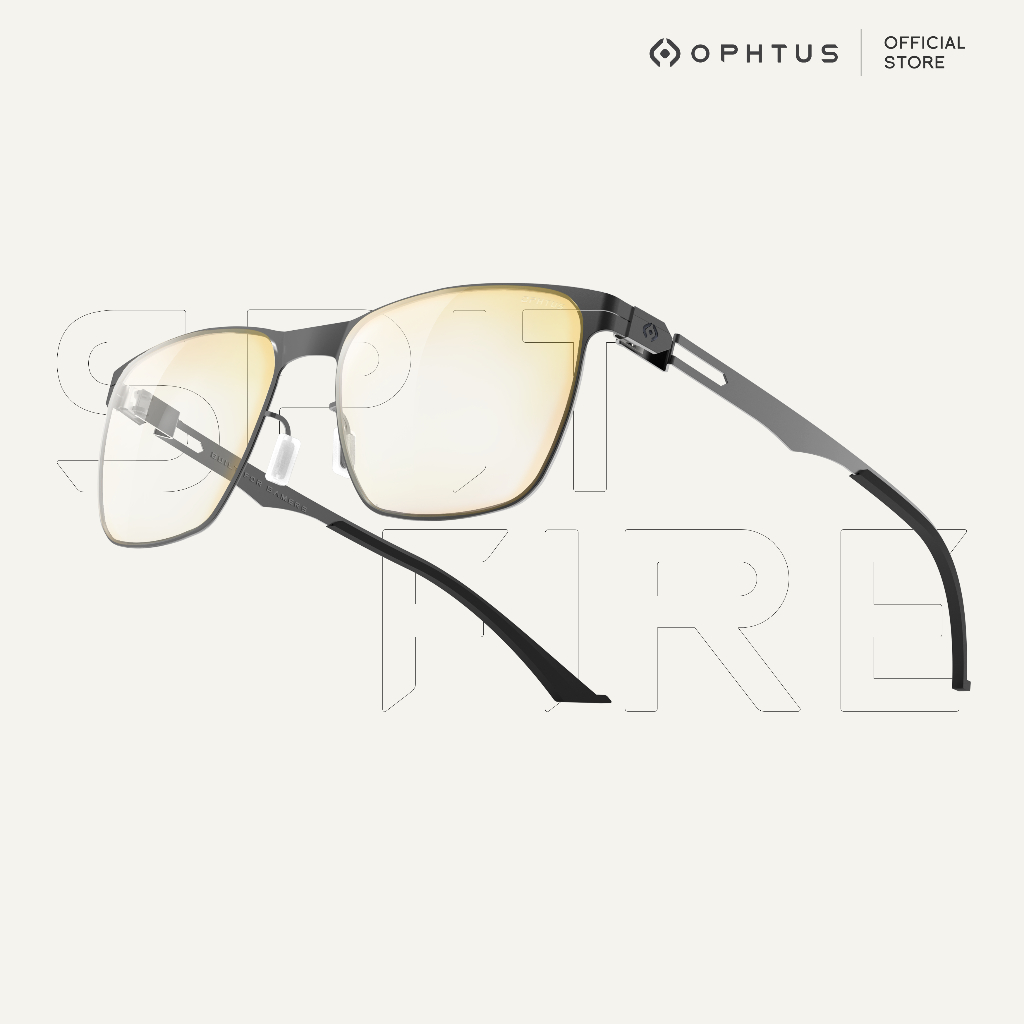 OPHTUS แว่นกรองแสงสำหรับเกมเมอร์ รุ่น Spitfire เลนส์ RetinaX Amber | Shopee Thailand