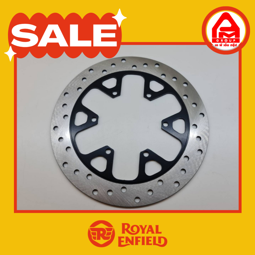 จานเบรคหลัง รุ่น CLASSIC 350,METEOR 350 แท้ Royal Enfield REAR DISC ...