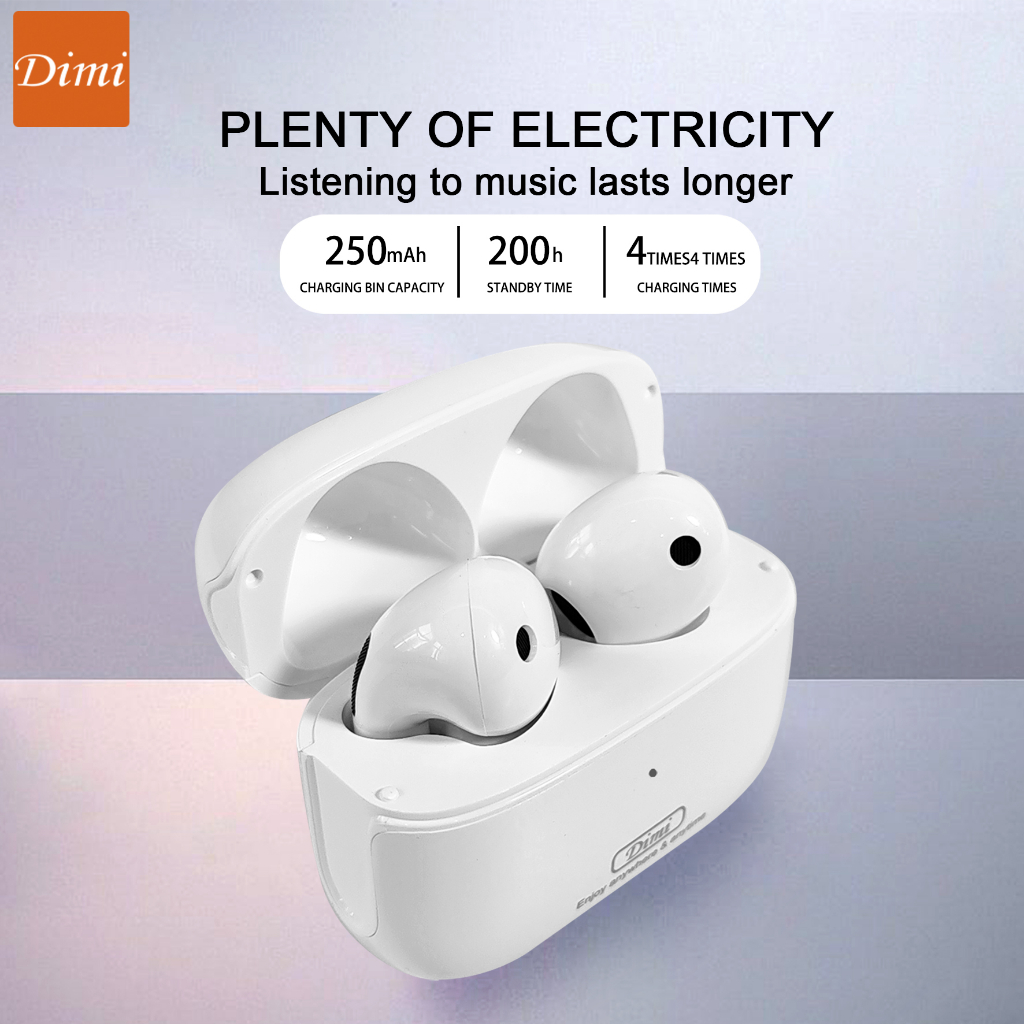 พร้อมส่ง หูฟังบลูทูธ Dimi หูฟังไร้สายบลูทูธ ไมค์ชัด เสียงดี กันละอองน้ำได้ i01 i02 | Shopee Thailand