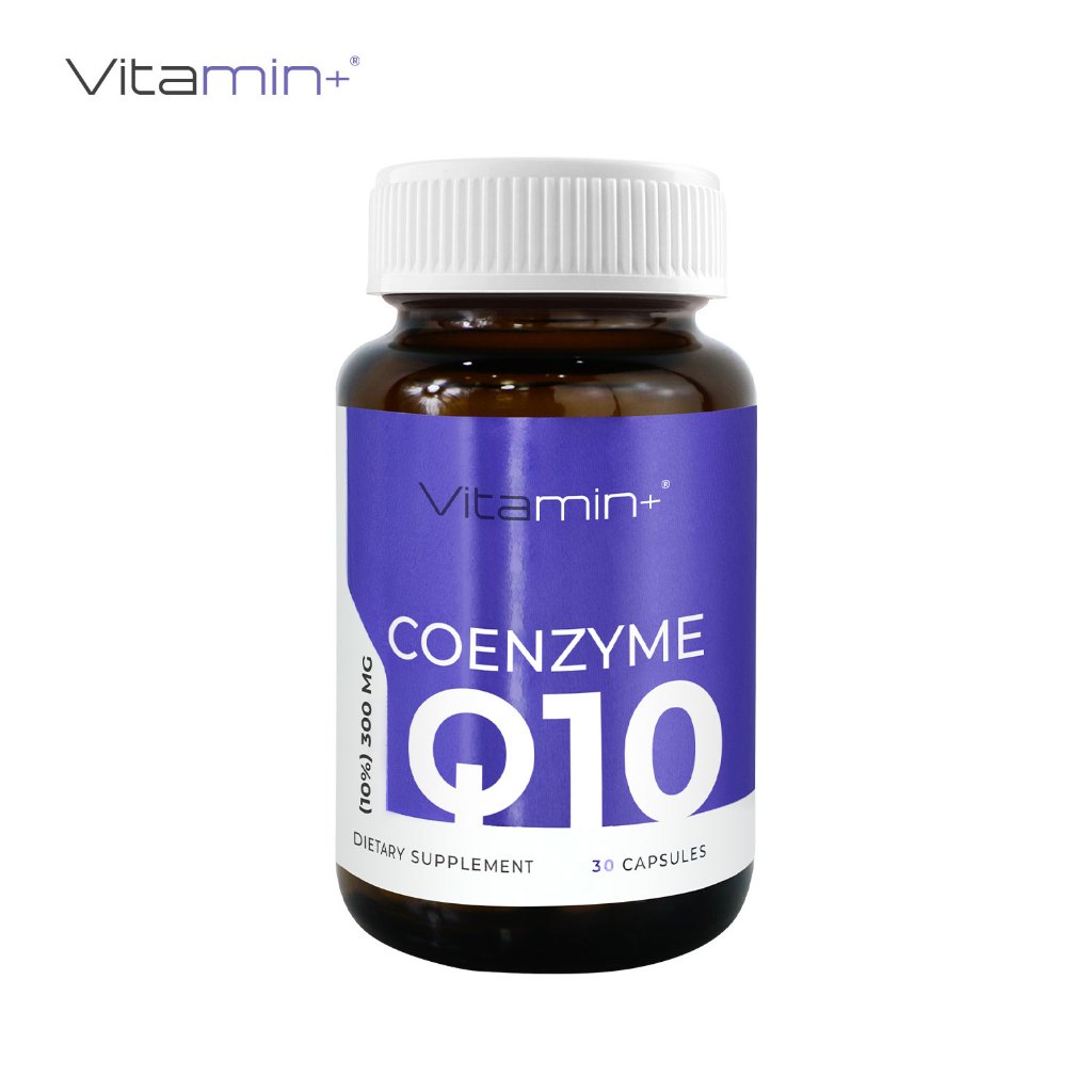 Q10 โคเอนไซม์ คิวเท็น x 1 ขวด วิตามินพลัส Coenzyme Q10 Vitamin plus คิว ...