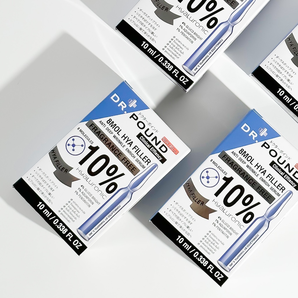 [เซทเหมาๆ] DR.POUND 8mol Hya Filler Anti Wrinkle Serum 10% | เซรั่มไฮ ...