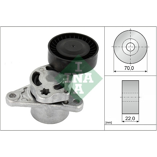 ลูกรอกสายพานหน้าเครื่อง BENZ W177 W205 C118 C257 W213 W463 H247 X247 ...