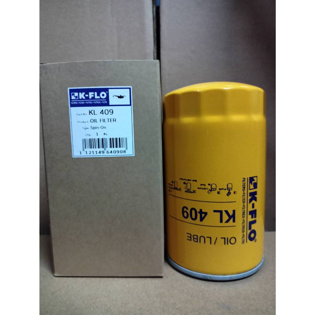 กรองเครื่อง , KL409 , K-FLO OIL FILTER | Shopee Thailand