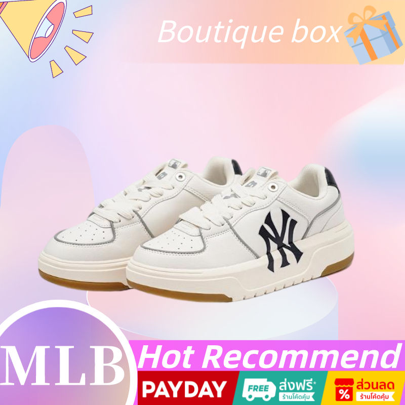 MLB รองเท้าผ้าใบ Unisex รุ่น 3ASXCA12N 50IVS - สีขาวงาช้าง | Shopee Thailand