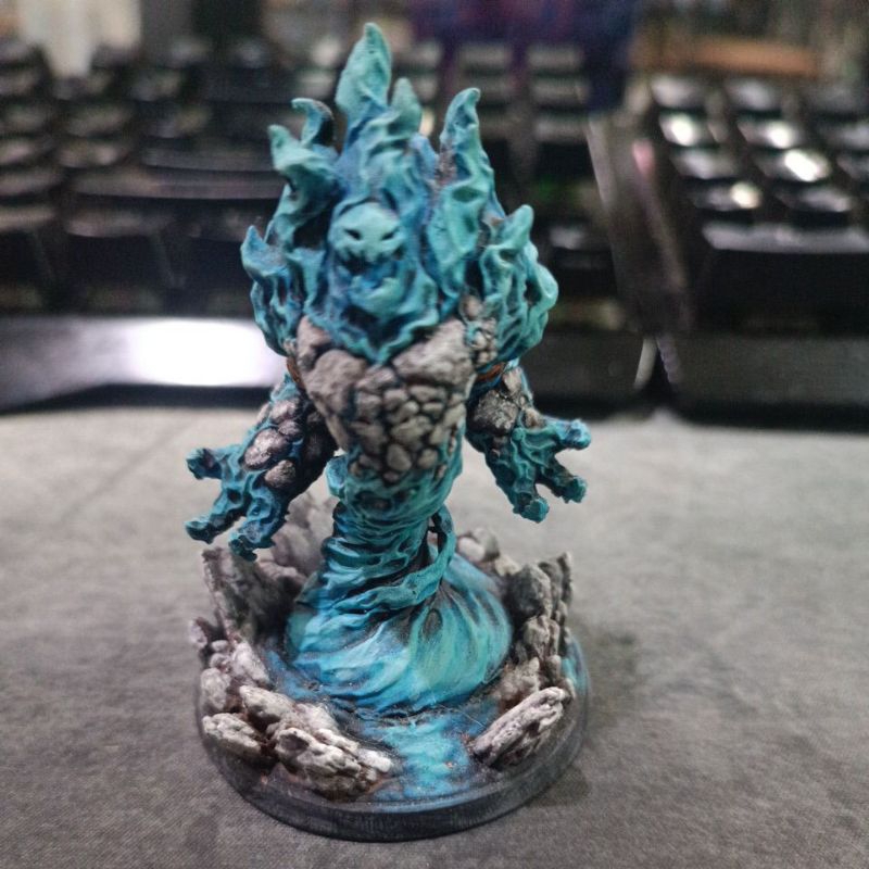 งานปริ้น 3D ไม่ได้ลงสี Fire Golem D&D miniatures | Shopee Thailand