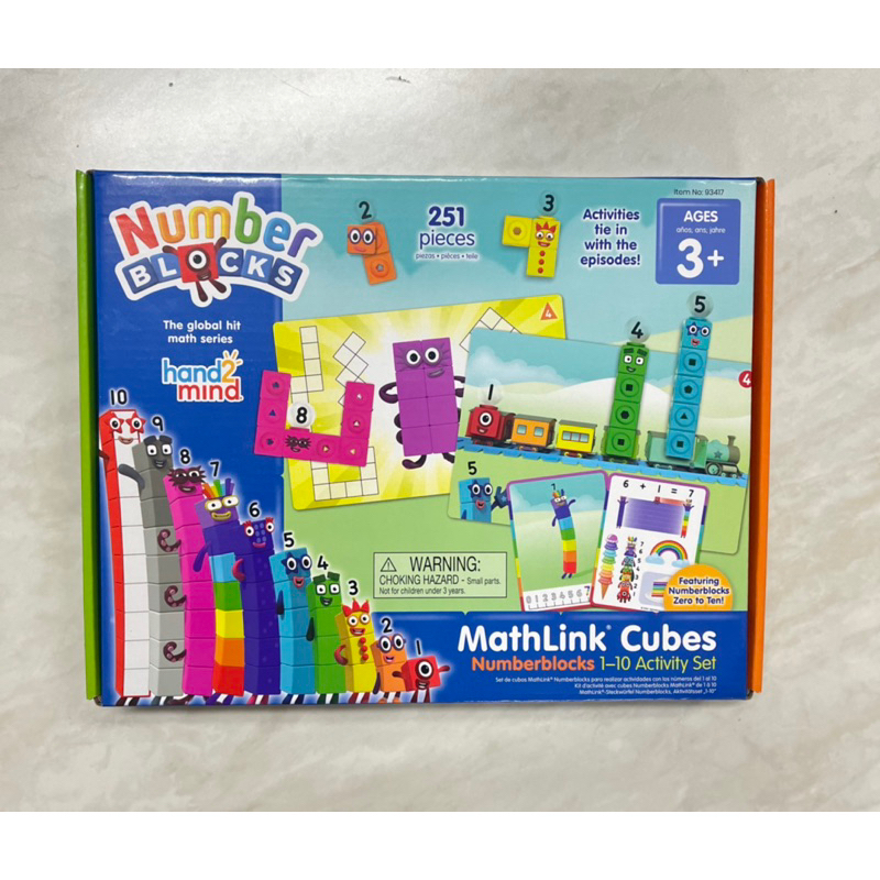 Numberblocks 1-10 Activity set Mathlink cubes ของแท้ พร้อมส่งจาก usa | Shopee Thailand