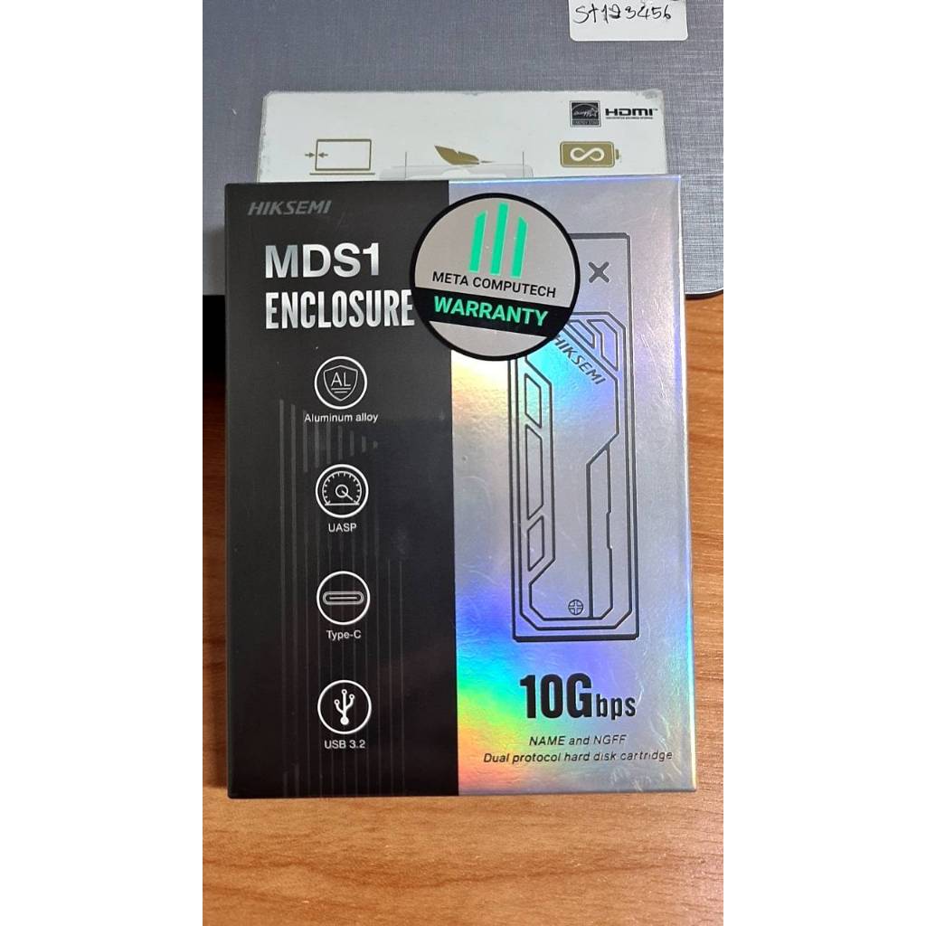 MD202 HIKSEMI M.2 NVMe and SATA SSD Enclosure Aluminum, RTL9210B Chips ...
