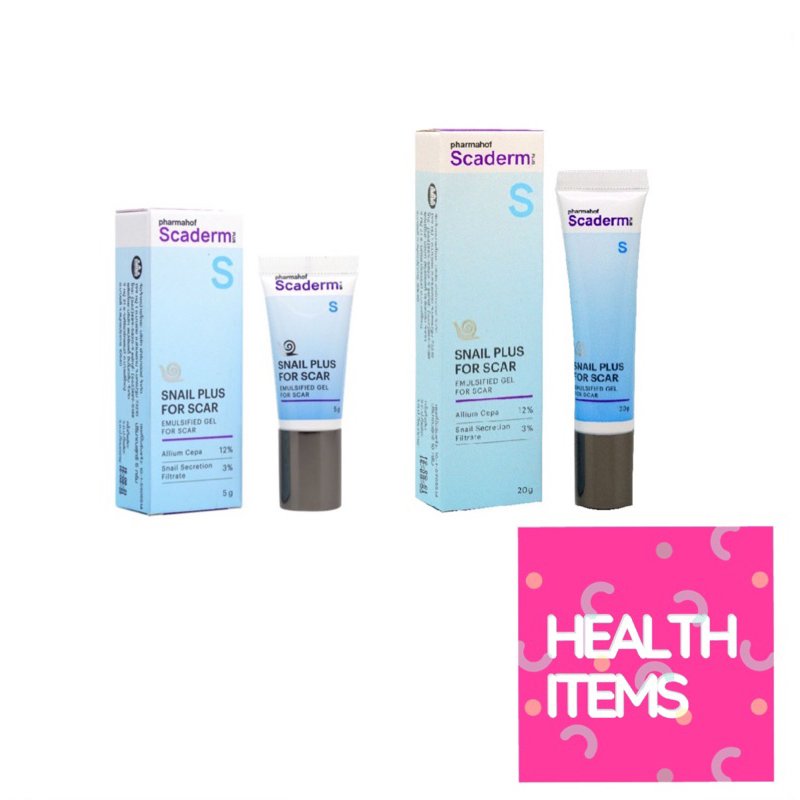 Scaderm Plus+Scar&Acne Spot 🌸🌸 สการ์เดิร์ม พลัส เจล | Shopee Thailand
