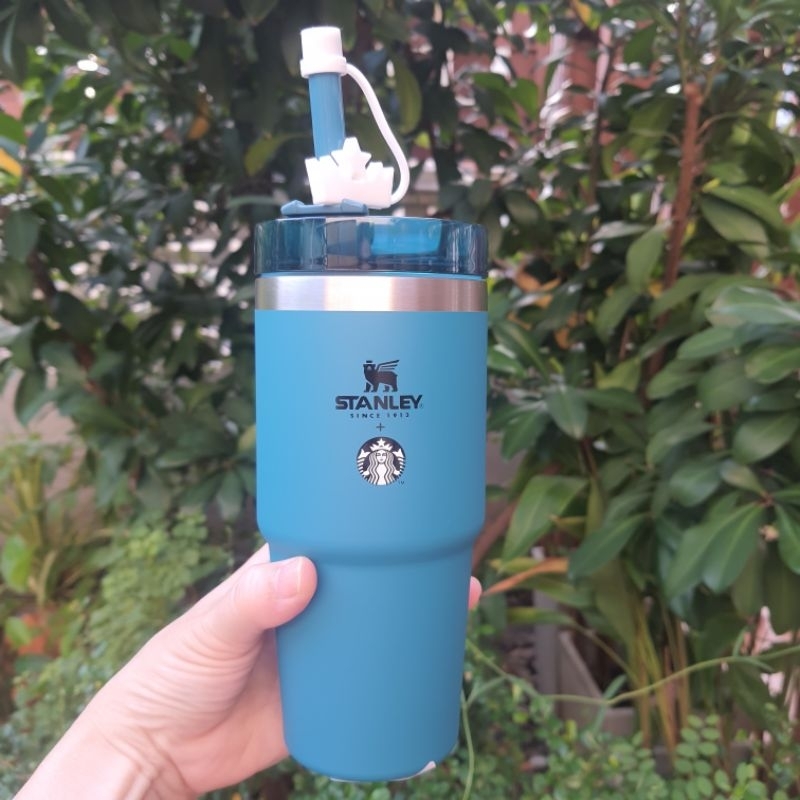 2022 Starbucks Olive Green Stanley Cold Cup 20 oz.💥💥💥💥💥💥💥💥 | Shopee ...