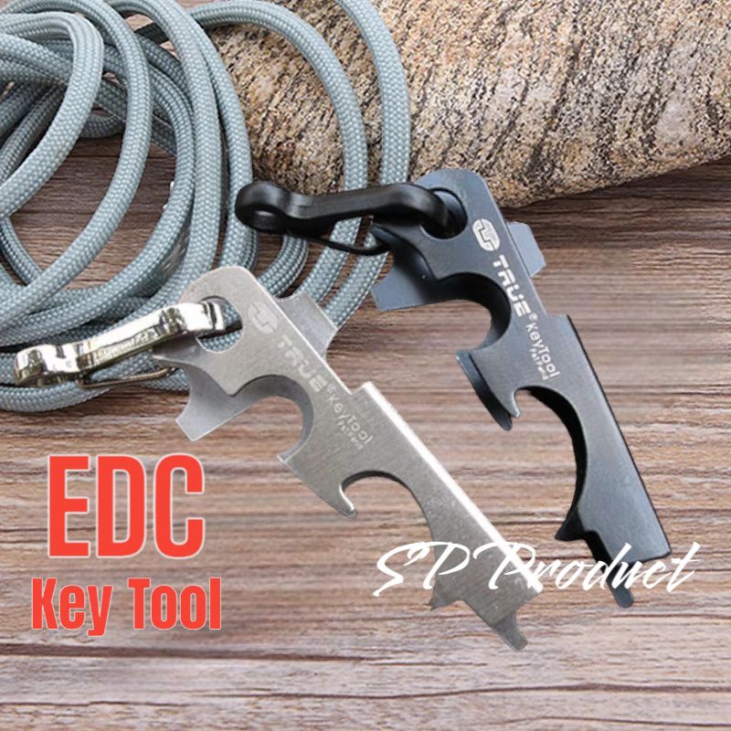 EDC KeyTool เครื่องมือพกพาขนาดเล็ก Utility-Key 8 in 1 | Shopee Thailand