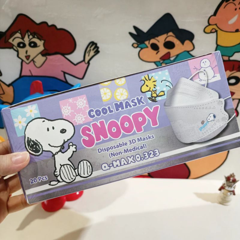 Cool Mask Snoopy น่ารักๆ จากญี่ปุ่นค่ะ | Shopee Thailand