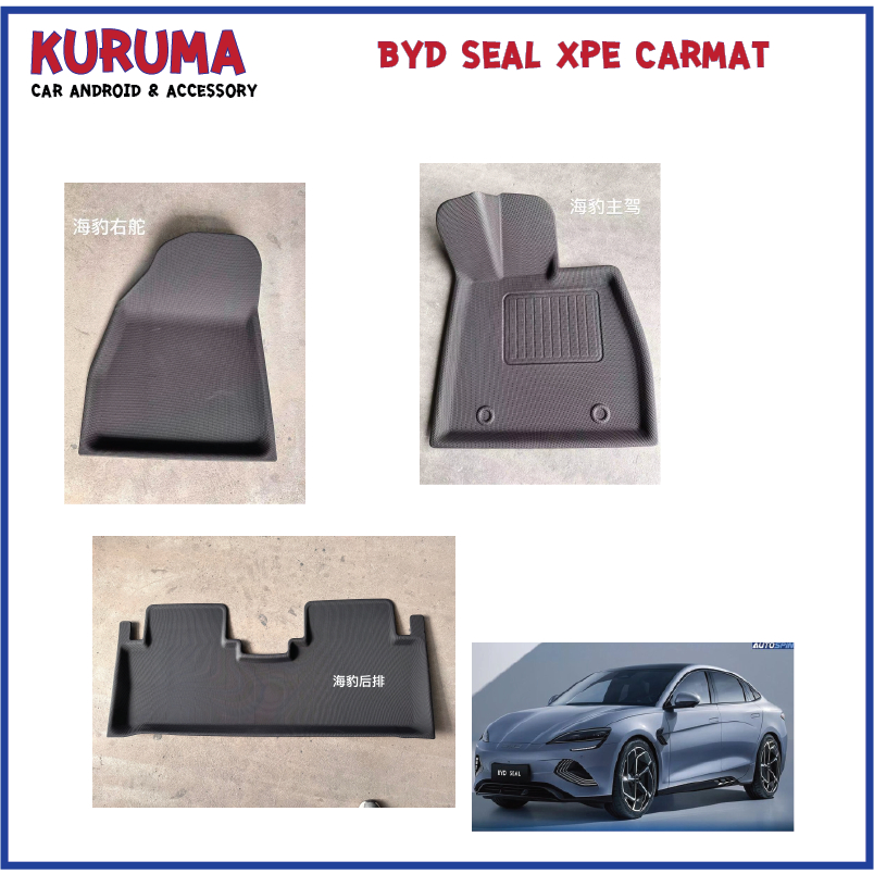 [พรมปูพื้นรถยนต์] พรมปูพื้นรถยนต์ พรมปูพื้น XPE+TPE พรม BYD SEAL XPE งานเกรด A กันน้ำ 100% ...