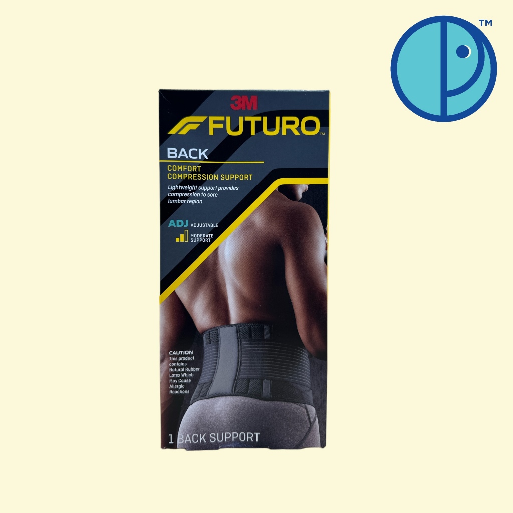 Futuro Comfort Compression Back Support อุปกรณ์พยุงหลังสีดำ ฟูทูโร่ ...