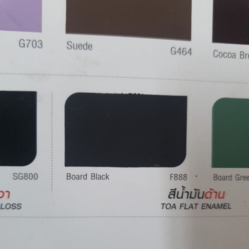 TOA F888 สีน้ำมันดำด้าน ขาวด้านF222 Flat Enamel ขนาด 3.785ลิตร | Shopee ...