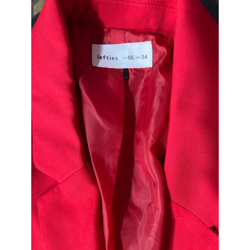 BLAZER RED COLOR lefties brand | Shopee Thailand