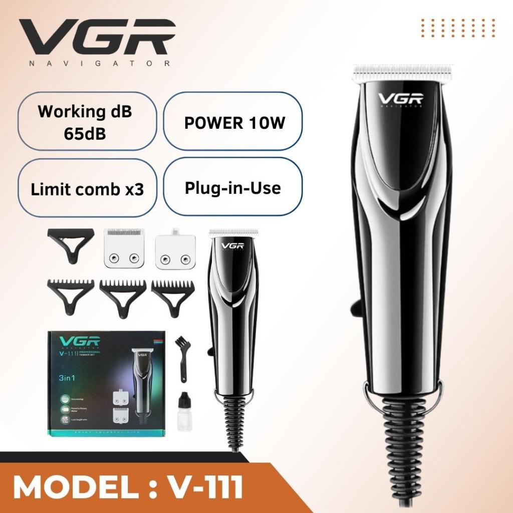 VGR Professional Trimmer Set 3IN1 ปัตตาเลี่ยนตัดแต่งทรงผมและหนวด เครา ...