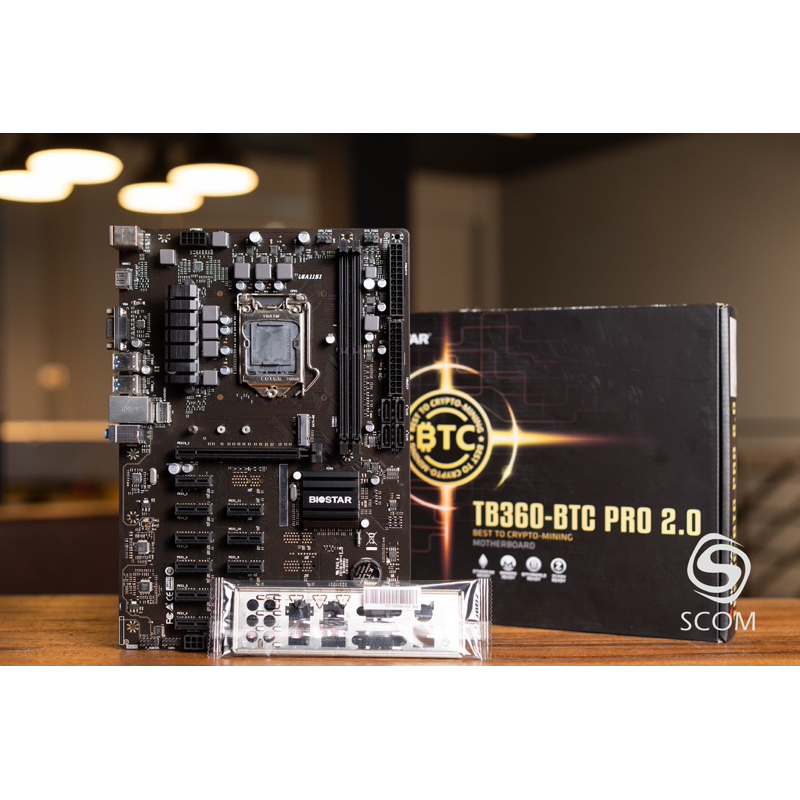 (MB) BIOSTAR TB360-BTC PRO 2.0 LGA-1151V2 INTEL Gen.8-9 Mainboard , Motherboard , เมนบอร์ด TB ...